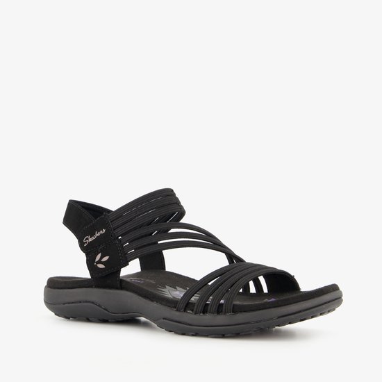 Skechers Reggae Slim Coffee dames sandalen zwart - Maat 38 - Extra comfort - Memory Foam | bol