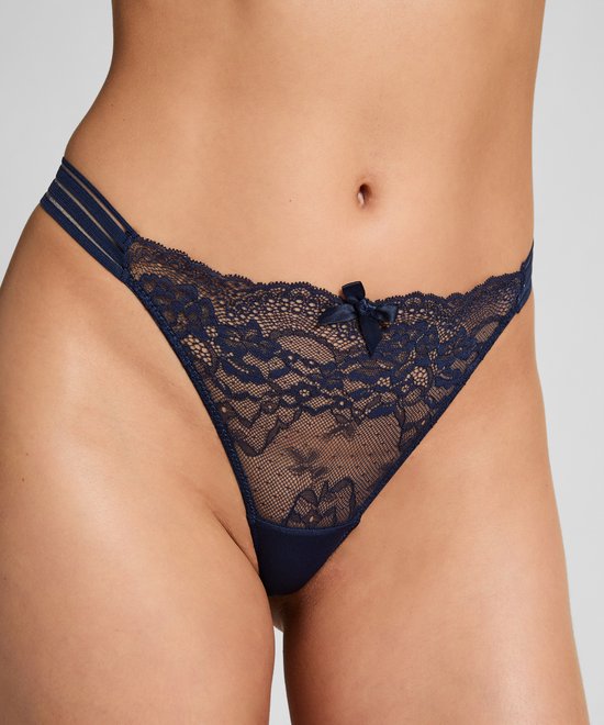 Hunkemöller String Sully Blauw XL | bol