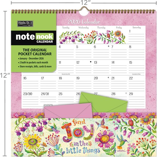 Simple Inspirations Pocket Note Nook Kalender 2026 | bol