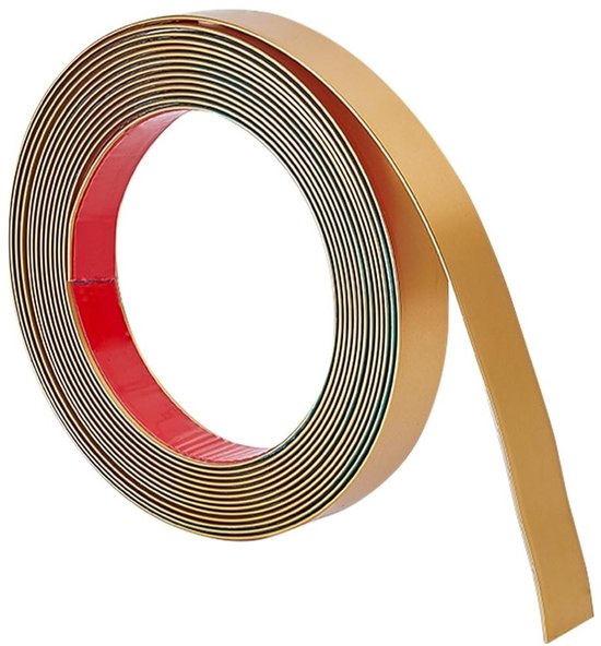 20 mm brede gouden sierlijst afpellen en opplakken - 5 m flexibele ...