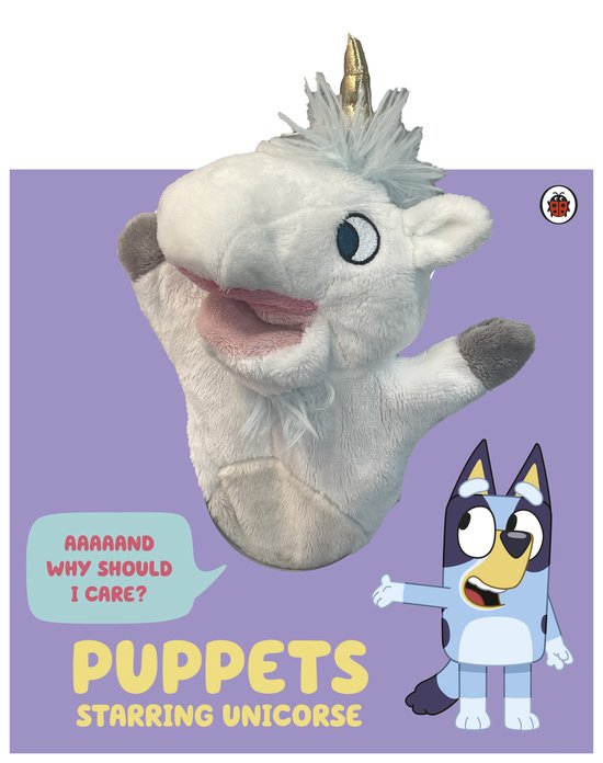 Bluey- Bluey: Puppets: Starring Unicorse, Bluey | 9780241673607 ...