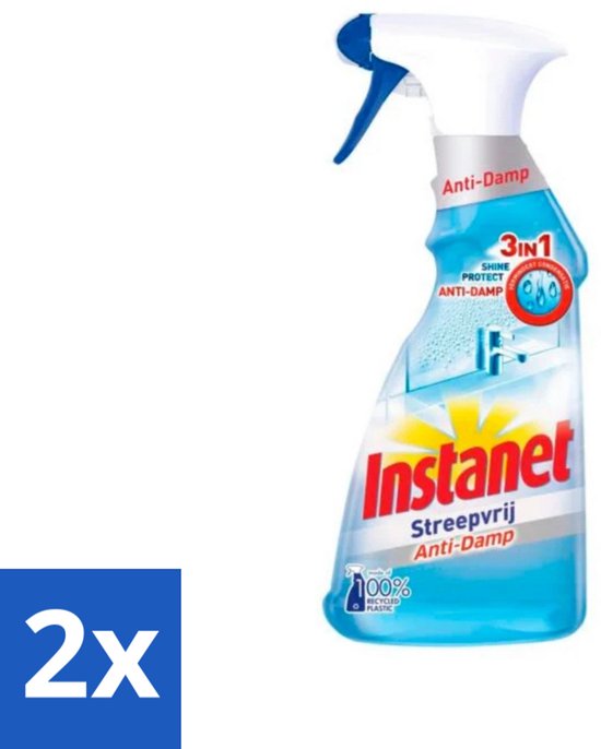 Instanet - Schoonmaakspray - Anti-Damp - Streepvrij - 3in1 - 500 ml ...
