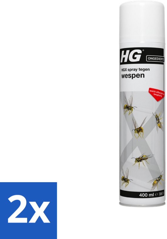 HG X Spray Tegen Wespen 400 ml - Voordeelverpakking - 2 stuks | bol