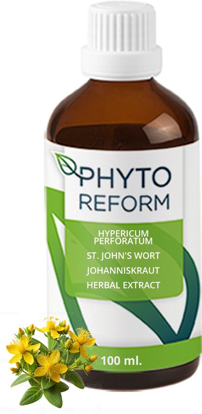 Sint Janskruid (Hypericum Perforatum) | 100ml | Phytoreform | bol