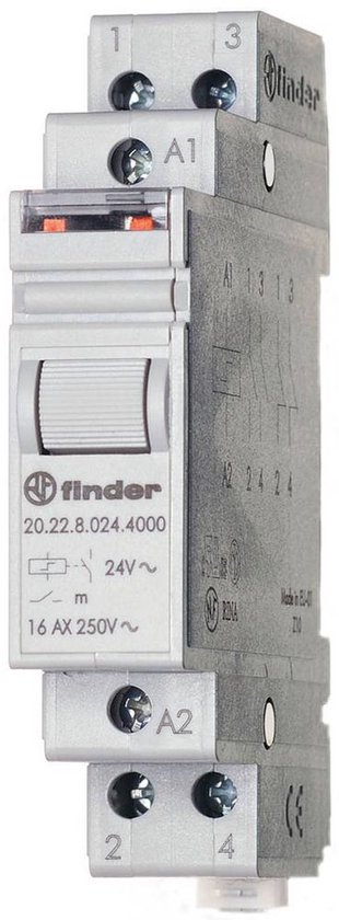 Finder impulsrelais 16A 12V DC (20.28.9.012.4000) | bol