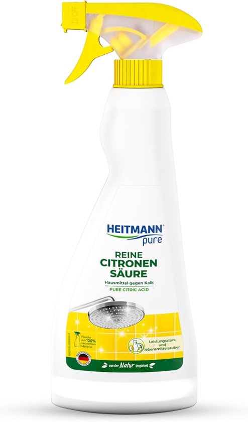 Zuiver Citroenzuur 500 ml - Natuurlijke Oplossing tegen Kalk | bol