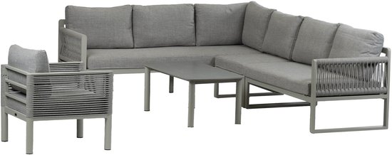 Hoek Lounge Set Reims | Loungestoel Cuba | Links | Sand | bol