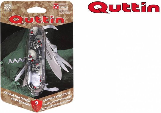 Quttin Zakmes - 9 functies - met print | bol.com
