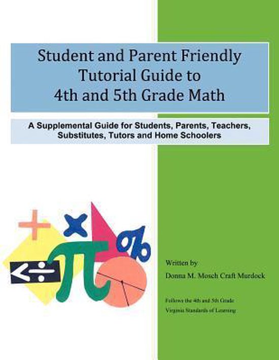 Student and Parent Friendly Tutorial Guide to 4th and 5th Grade Math ...