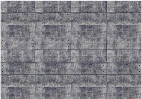 Fotobehangkoning - Behang - Vliesbehang - Fotobehang Betonnen Blokken ...