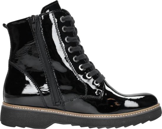 Waldlaufer Kitomi Veterschoenen Hoog - zwartlak - Maat 4.5 | bol