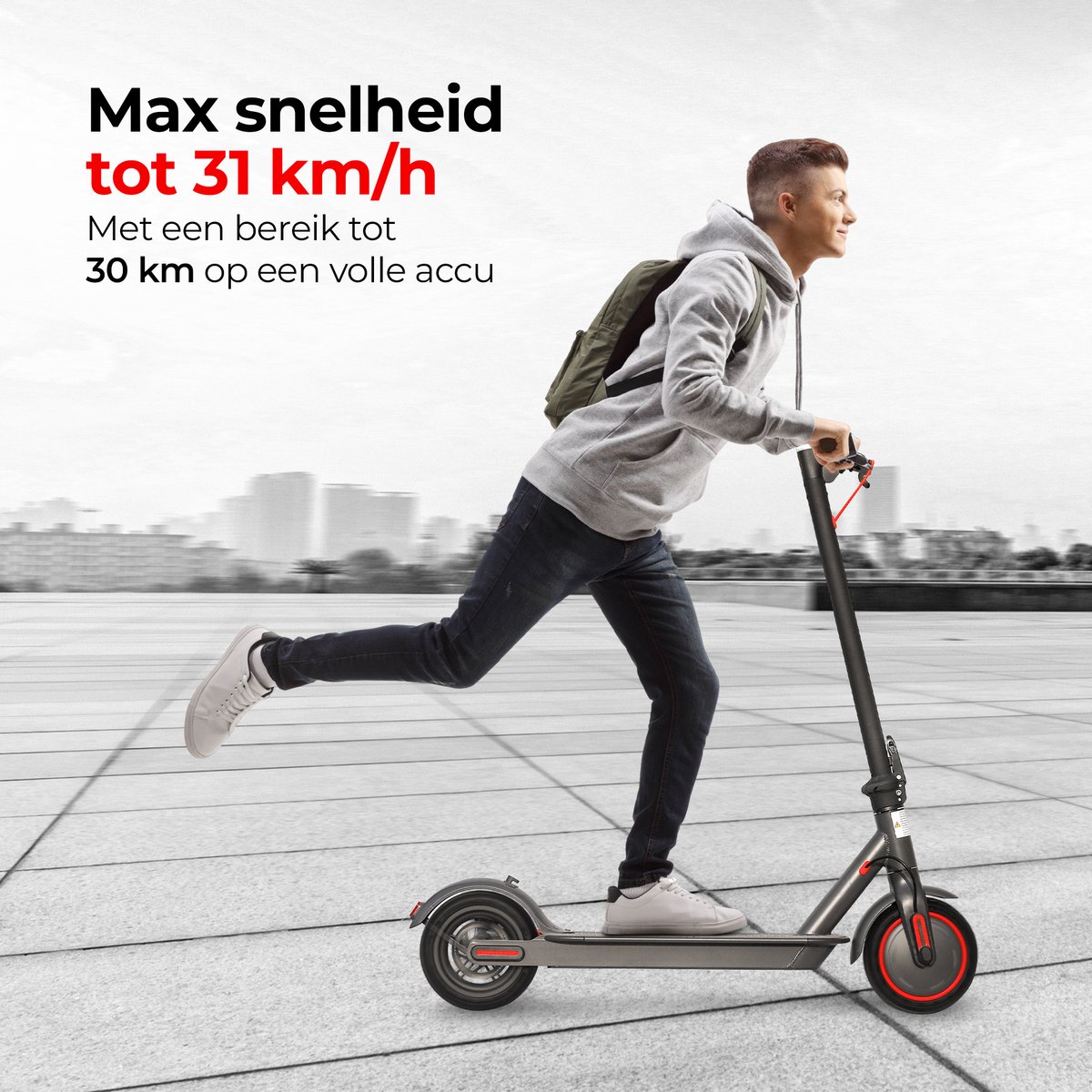 Tuya Stay-on - Elektrische Step met Krachtige 350W Motor - Snelheid tot ...