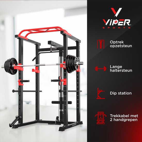Viper Sports Extreme Krachtstation – Multifunctioneel trainingsrek ...