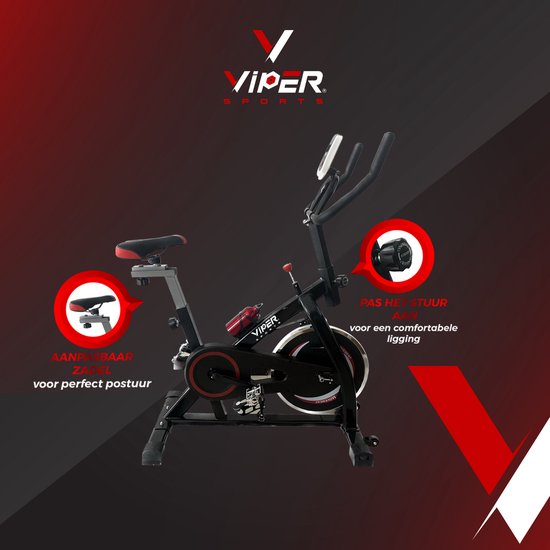 Viper Sports ZeusBike – Spinning – Indoorfiets – Met Computer ...