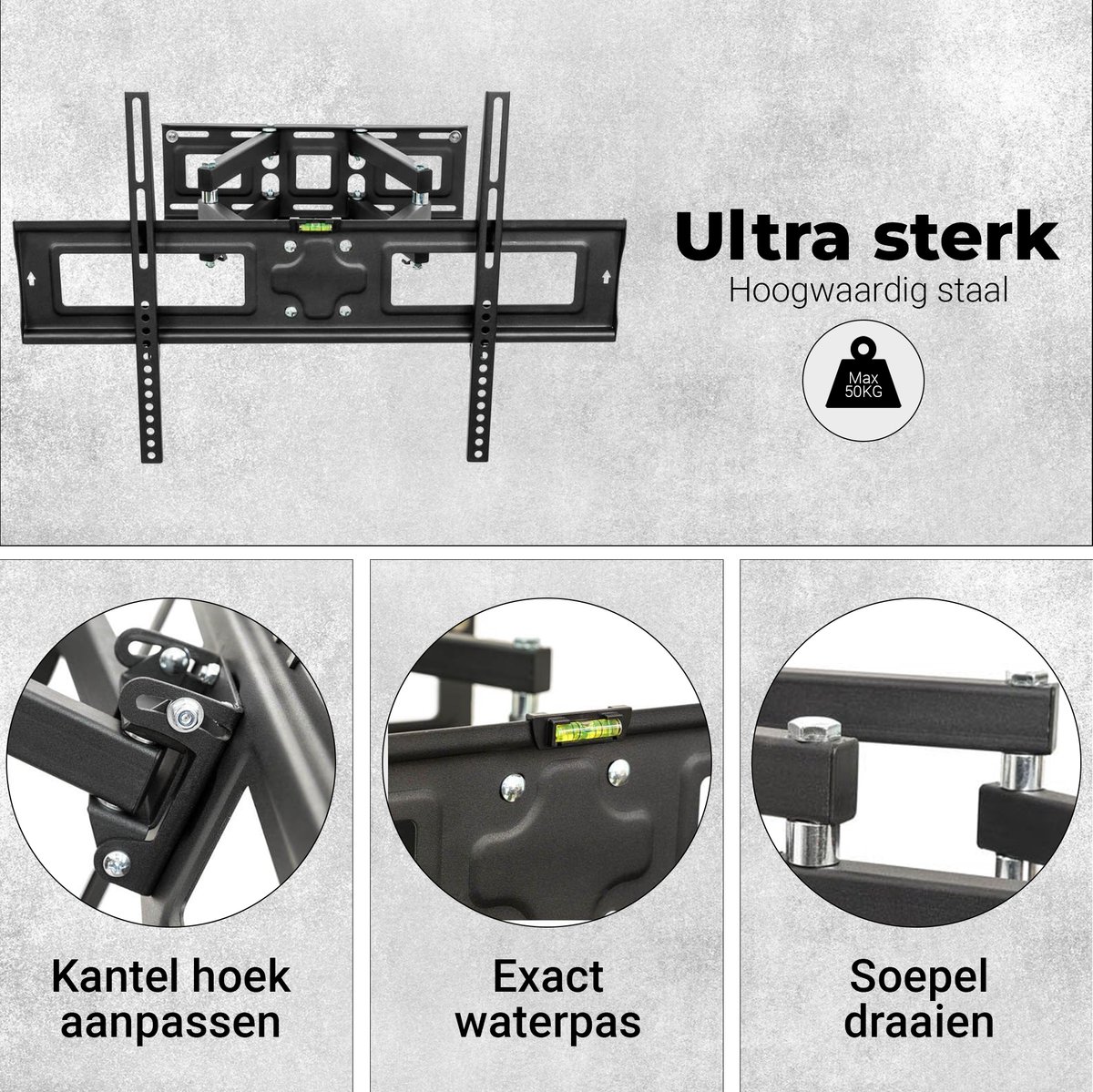 TV Beugel 28 - 75 Inch - Universele Tv Muurbeugel - Wand Ophang TV ...