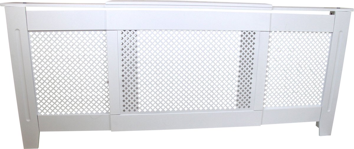 Radiatorombouw op maat - Radiatoromkasting - MDF - Wit - Verstelbaar ...