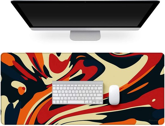 Grote gaming muismat, 900 x 400mm XXL bureauonderlegger, muismat gemaakt van... | bol