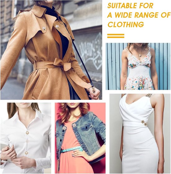 Pin sluiting decolleté - Pinsluiting oplossing - 80 stuks | bol