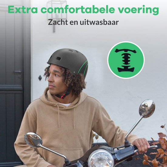 GOOFF® Skate Snorfiets Jethelm - Fietshelm voor Speed Pedelec - NTA ...