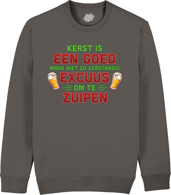 Kerst is een goed excuus om te zuipen - Foute Bier Kersttrui ...