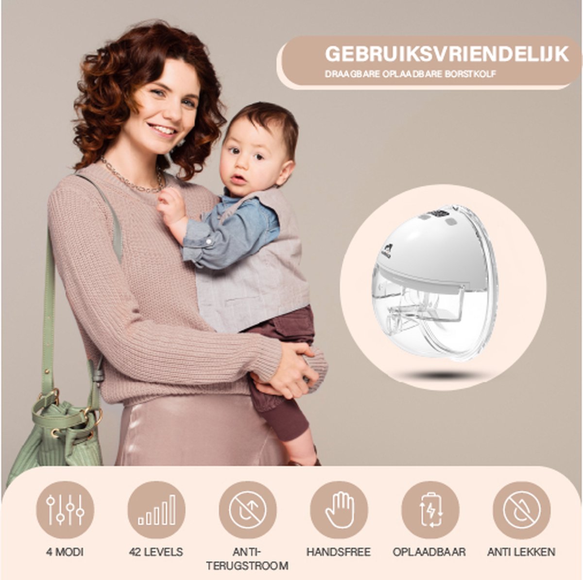 Sobia® Comfort PRO - Handsfree Borstkolf - Elektrisch Draagbaar ...