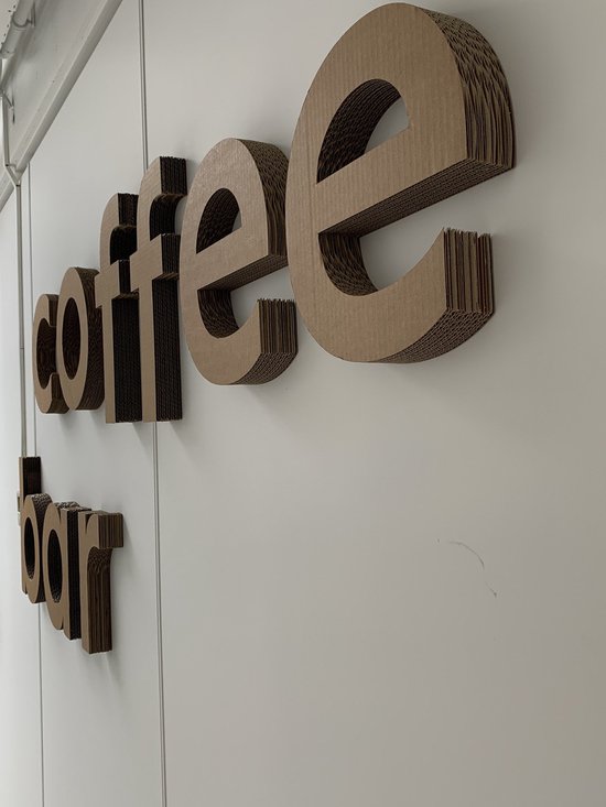 Kartonnen Letter - 70 cm hoog - 7mm dik - Duurzaam Karton - Hobbykarton ...