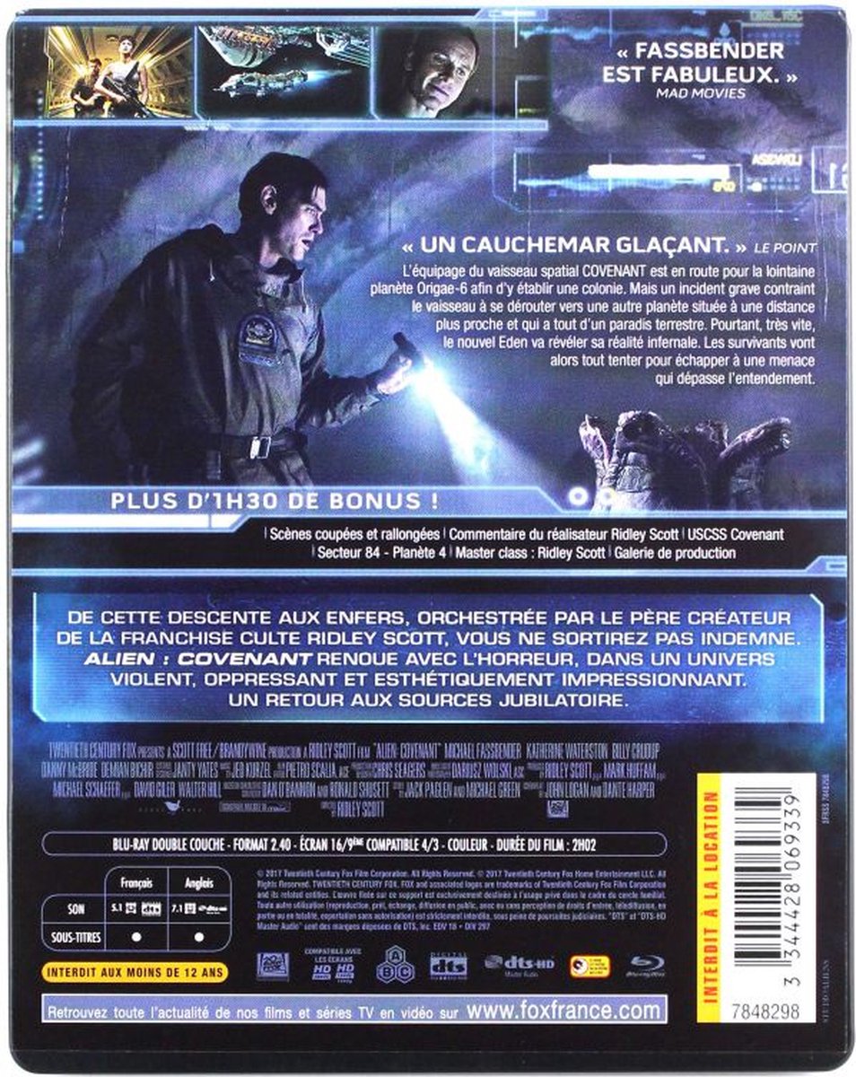 Alien: Covenant [Blu-Ray] (Blu-ray), Noomi Rapace | Dvd's | bol