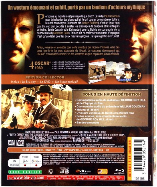 Butch Cassidy and the Sundance Kid [Blu-Ray]+[DVD] (Blu-ray), Strother ...