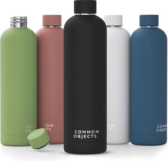 Drinkfles, roestvrij staal, 500 ml, lekvrije, geïsoleerde thermosfles ...