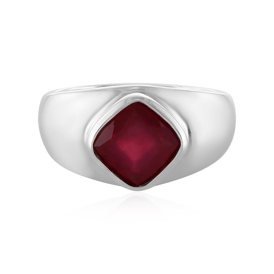 Cavill Berlin - Zilveren Ring - Madagaskar Robijn - 925 Sterling Zilver ...