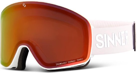 Sinner SNOWGHOST skibril - Wit - Sintrast® Trans®+ Lens | bol