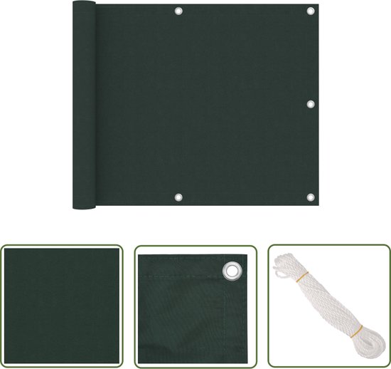 vidaXL Balkon Afscheiding - Balkonscherm - Balkonscherm 75x600 cm ...