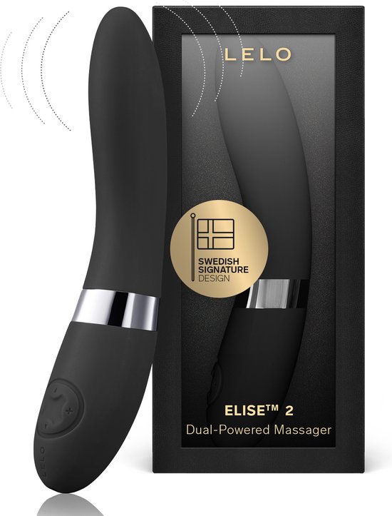 LELO ELISE 2 Vibrator Black, Persoonlijke Stimulator met Dubbele Motor voor Luxe... | bol