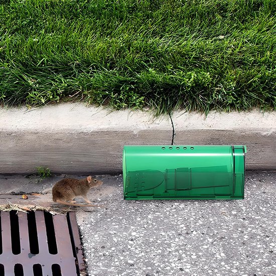 Herbruikbare Muizenval Levend 2 Stuks met Luchtgaten - Levende Val voor ...