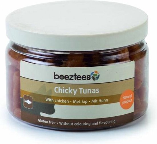 ** 2 X ** beeztees kattensnack chicky - tuna 55 gr x 2 = 110 gram ...