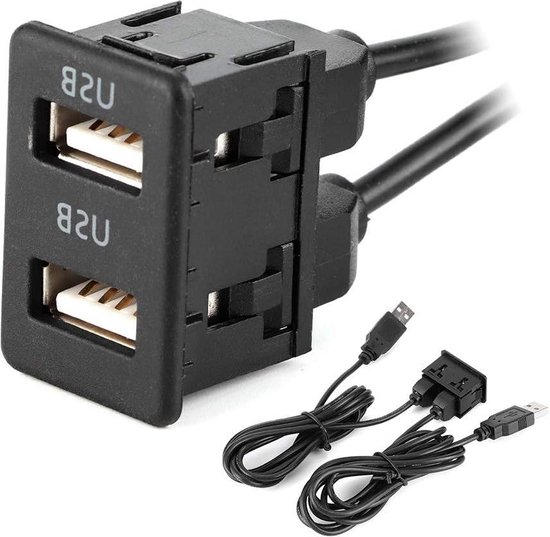 Content in HTML | 15 M - Dubbele USB-dashboardkabeladapter ...