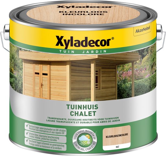 Xyladecor Tuinhuis WB - Kleurloos - 2,5 L | bol