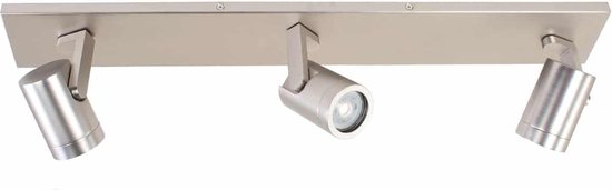 Witte balk spot Halospot | 3 lichts | staal | metaal | 65 x 9,5 cm ...
