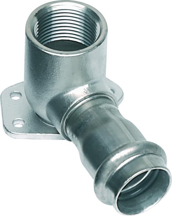 Bonfix Press - RVS 316 - perskoppeling - Muurplaat - 3/4" x 22 mm - lange binnendraad... | bol