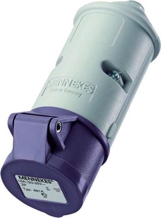 Mennekes cee-koppelcontactstop CEEform Paars, kunststof, IEC-str st 16A ...