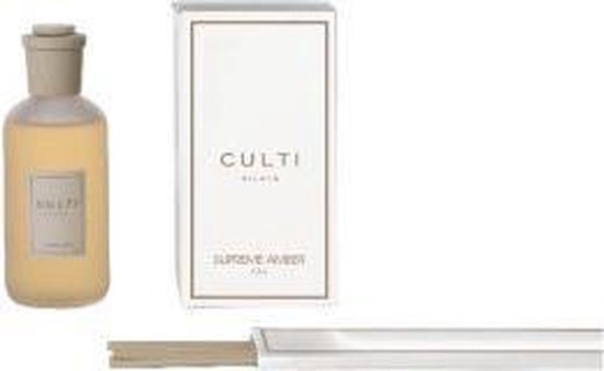 Culti Geurstokjes Stile Classic Supreme Amber Room Fragrance Diffuser | bol.com