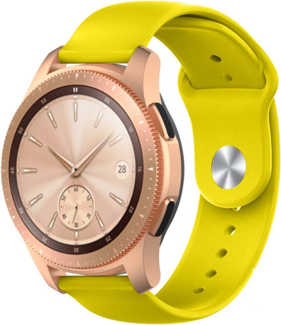 Samsung Galaxy Watch sport band 42mm - geel | bol.com