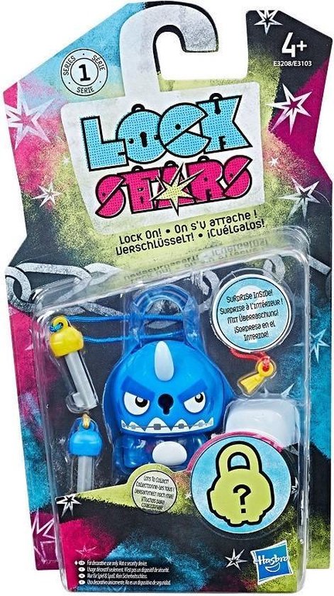 Hasbro - Lock Stars - Basic - Kleur - Blauw - Sleutelhanger ...