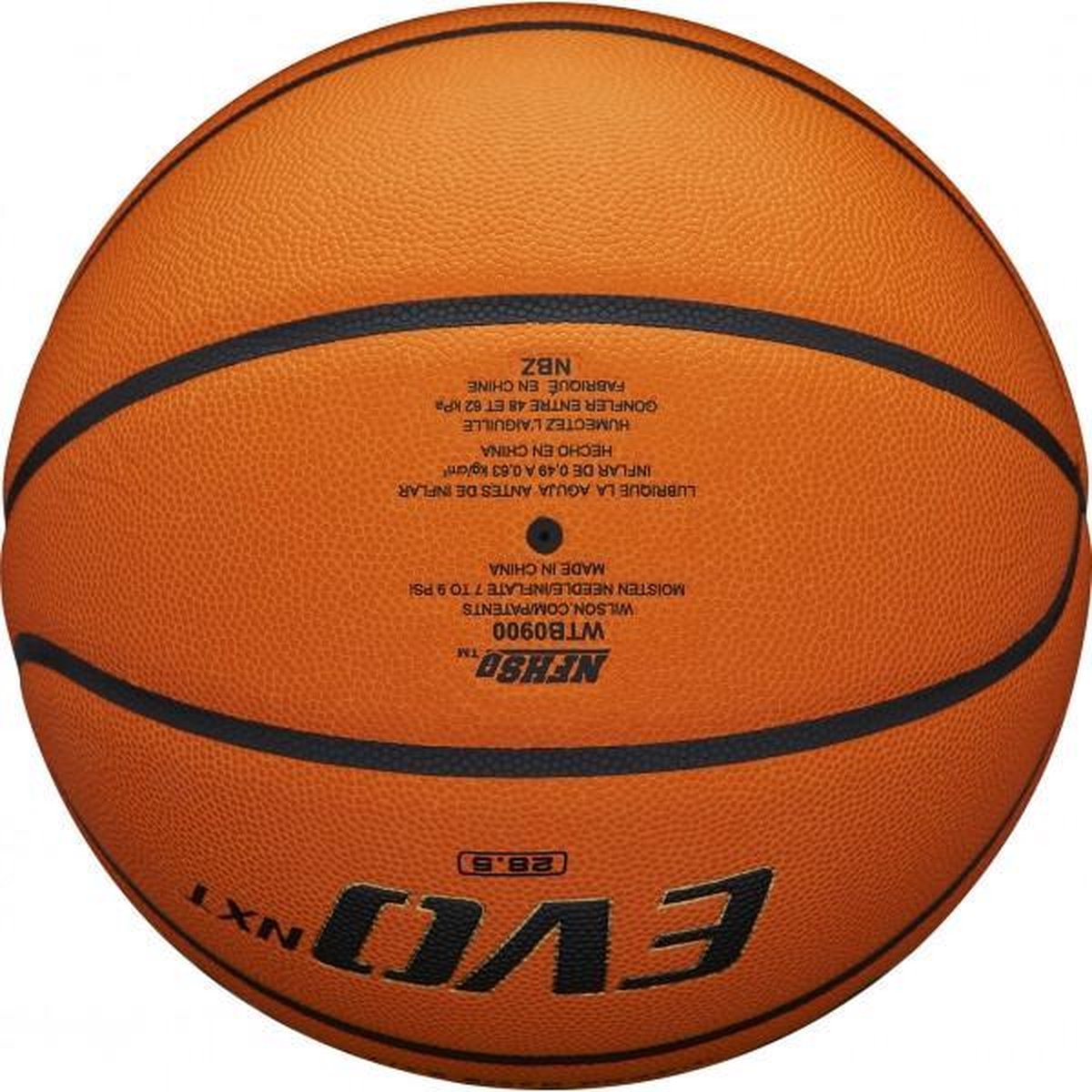 Wilson EVO NXT FIBA Game Ball -Maat 7 - basketbal - oranje | bol.com