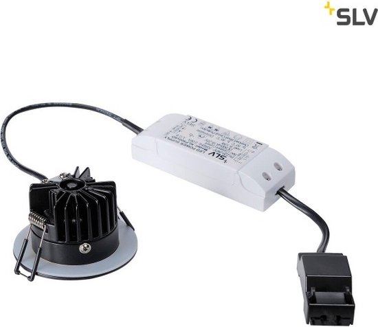 IP65 Inbouw spotje LED 12 Watt rond zwart dimbaar 230 Volt | bol.com