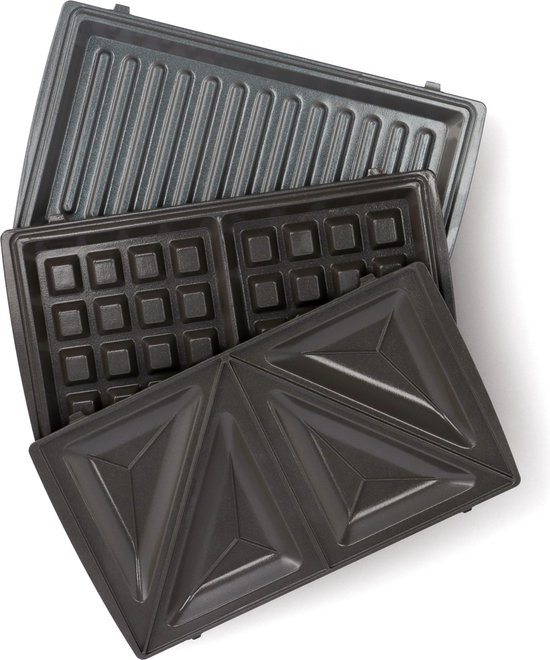 BK Connect - 3-in-1 Multigrill met verwisselbare tosti-, wafel- en ...