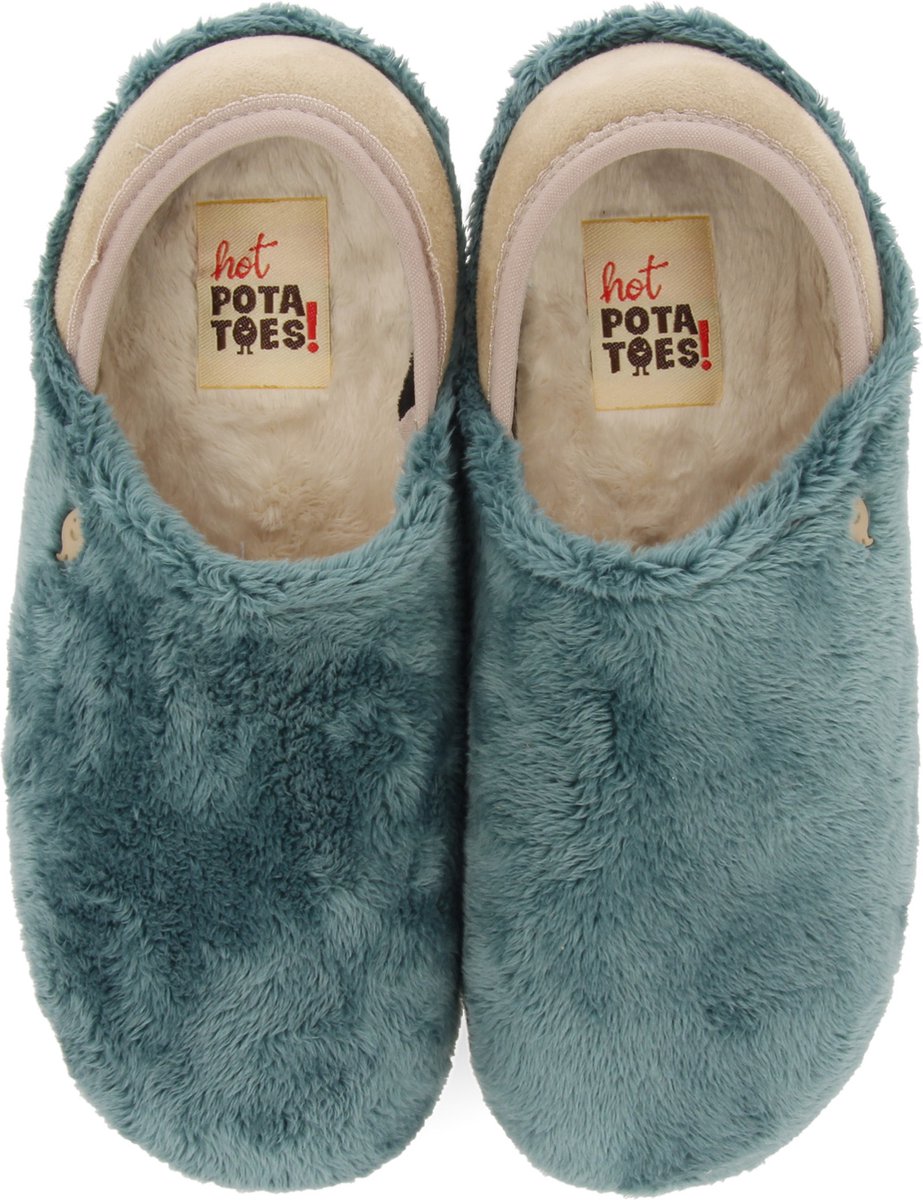 Hot Potatoes 92106 Sloffen Dames - Green - Maat 40 | bol.com