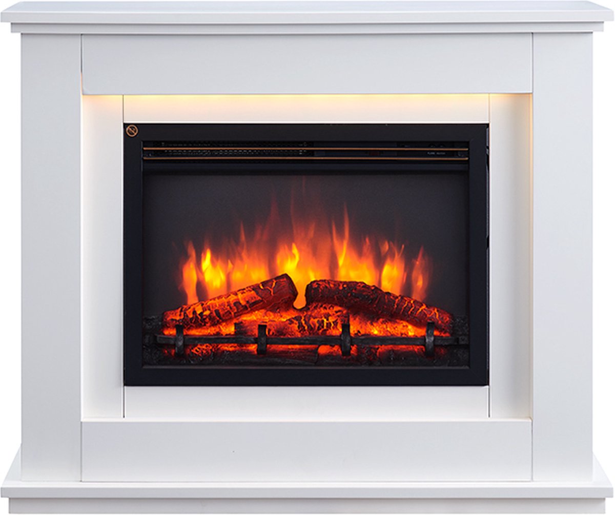 Elektrische Sfeerhaard Baldur Wit 27.9 x 100 x 82.5 cm – 2000 Watt ...
