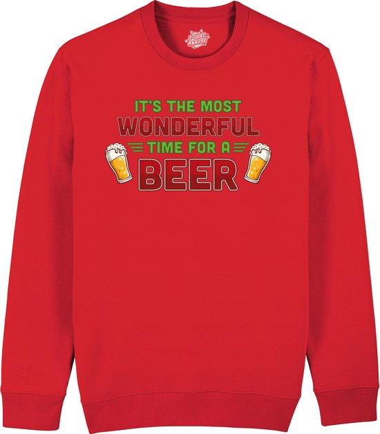Its the most wonderful time - Foute Bier Kersttrui Kerstcadeau - Dames ...