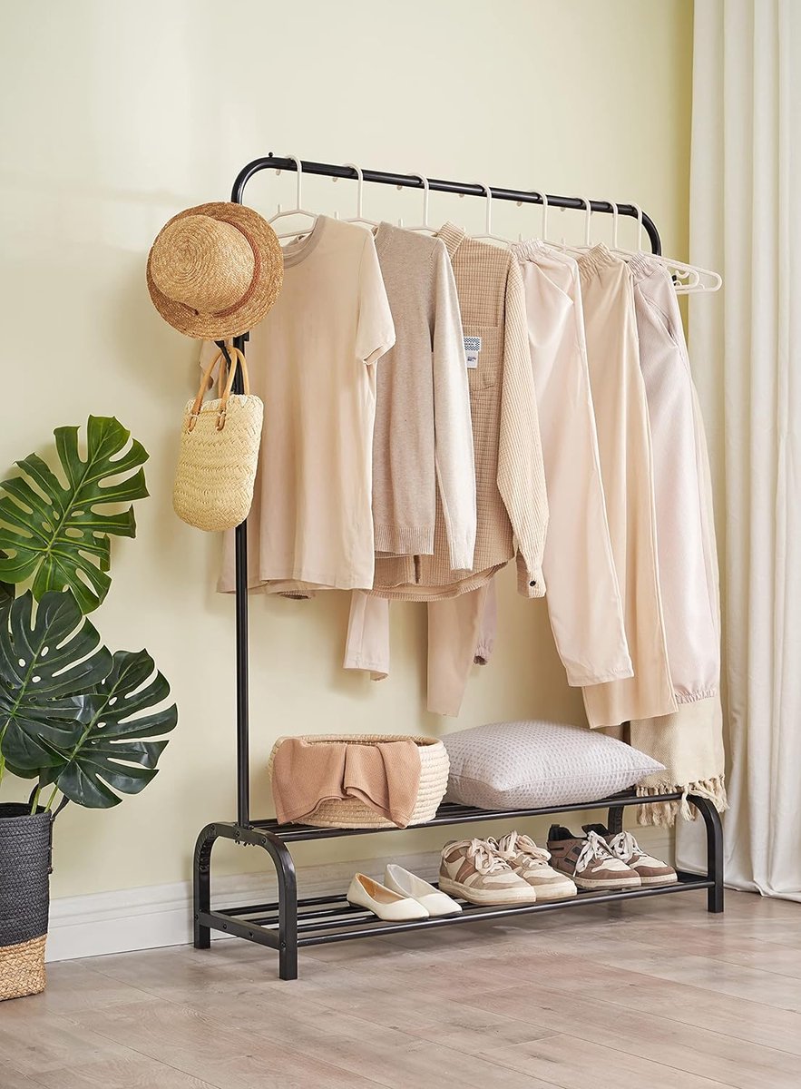 MeubelsvanJoep kledingrek zwart metaal - Kleding rek metaal met ...